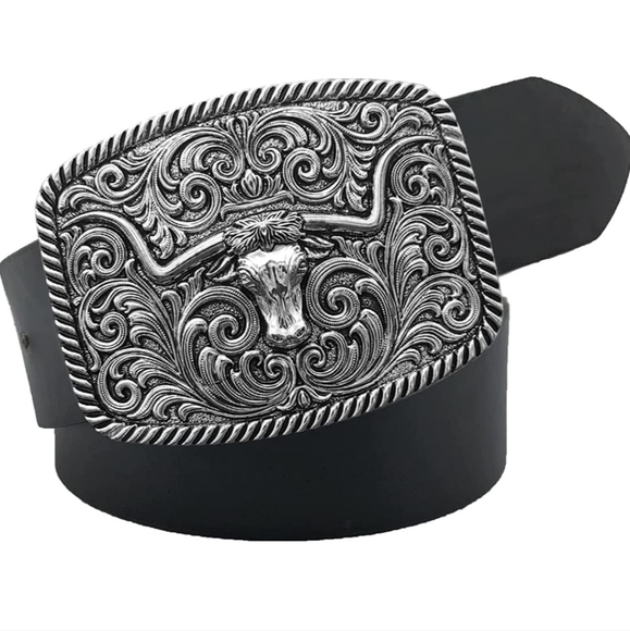 Accessories | New Beautiful Longhorn Steer Western Belt Buckle ...
